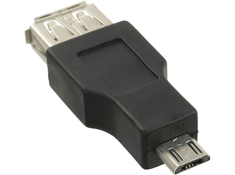 INLINE InLine® Micro-USB Adapter, Micro-B Stecker an USB A Buchse ...