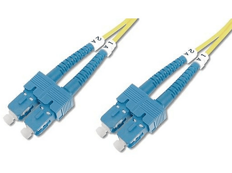 EFB ELEKTRONIK Duplex Patchkabel SC-SC OS2 G652D -- 5m LSZH 3mm gelb Glasfaserverkabelung ...