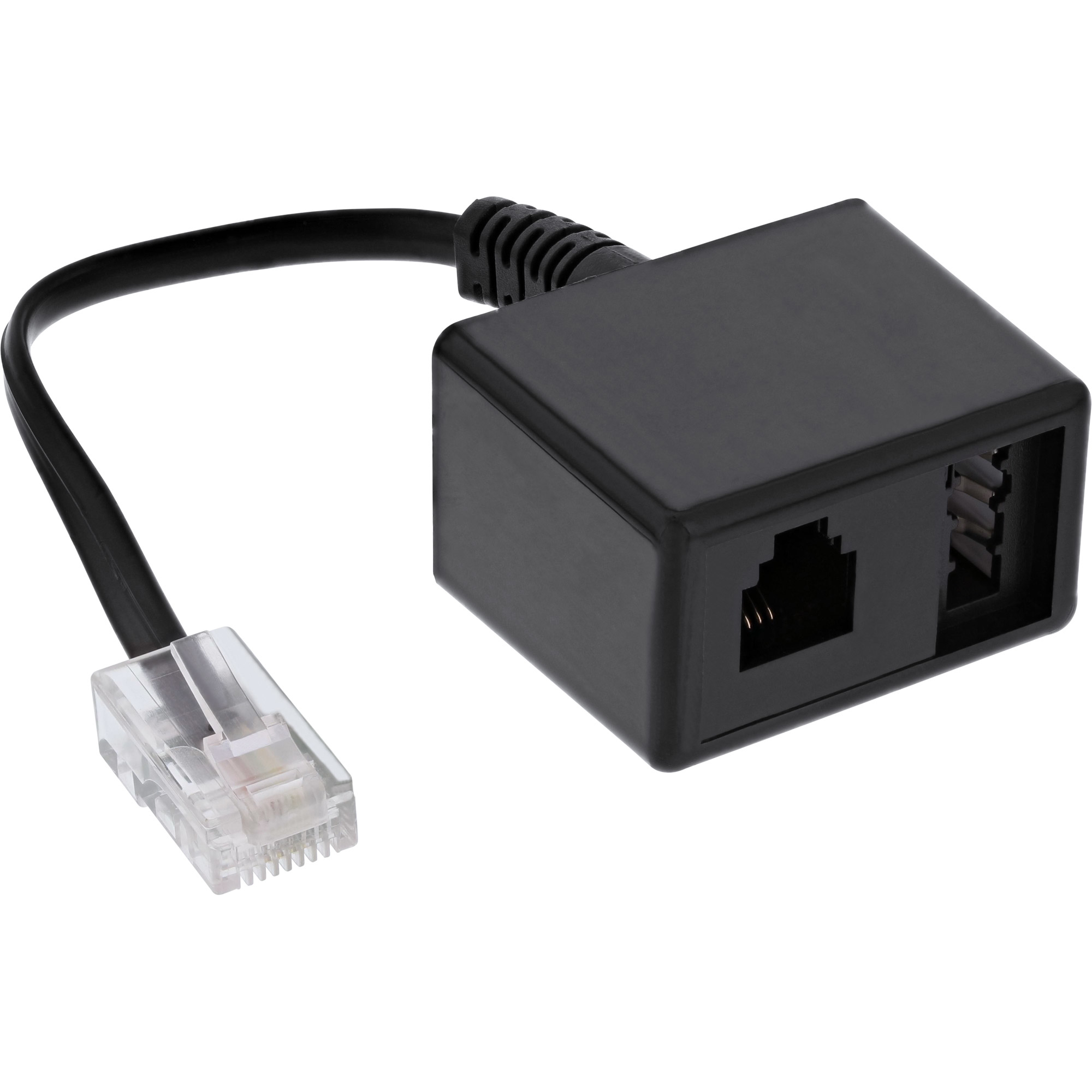 INLINE InLine® TAE Adapterkabel RJ45 Stecker auf TAE-N & RJ11 Buchse ...