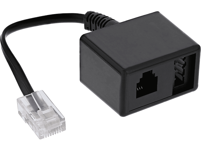 INLINE InLine® TAE Adapterkabel RJ45 Stecker auf TAE-N & RJ11 Buchse ...