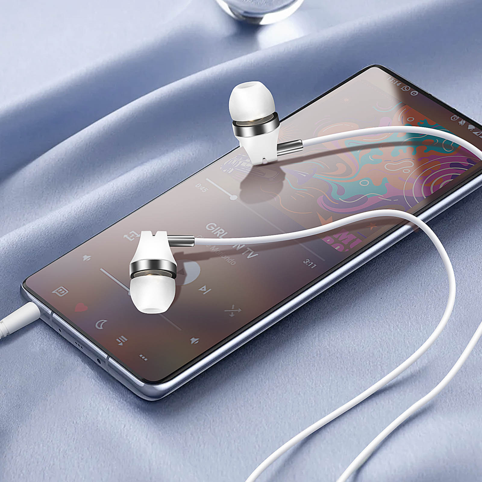 LINQ S9502, In-ear Kopfhörer Weiß | MediaMarkt