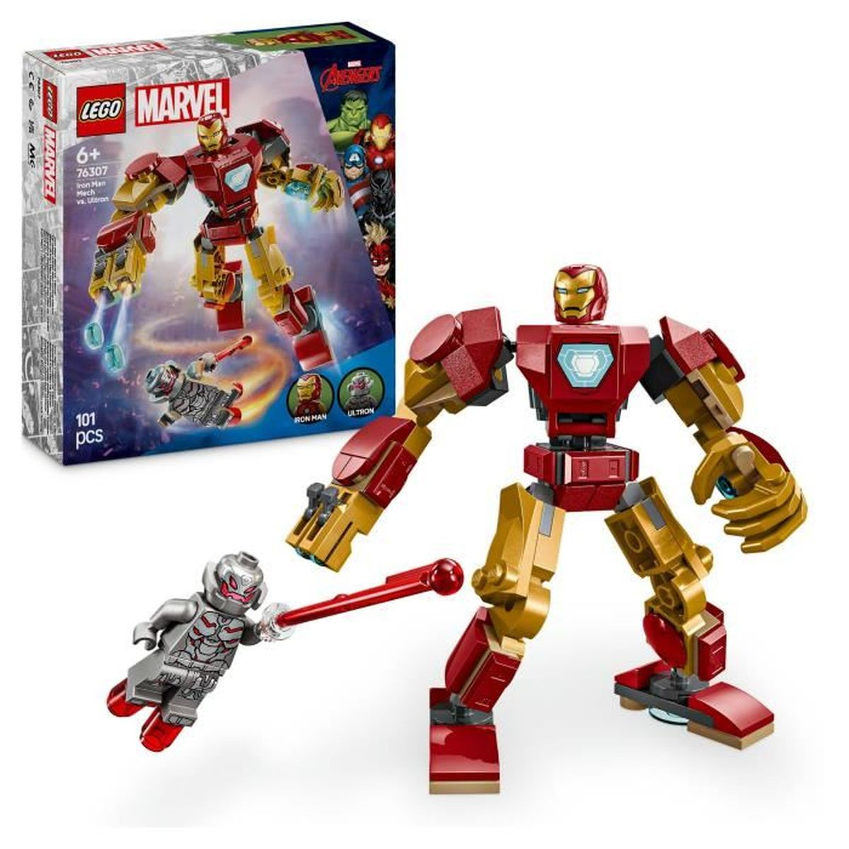 LEGO Marvel 76307 | Iron Man Mech vs. Ultron LEGO Marvel | MediaMarkt