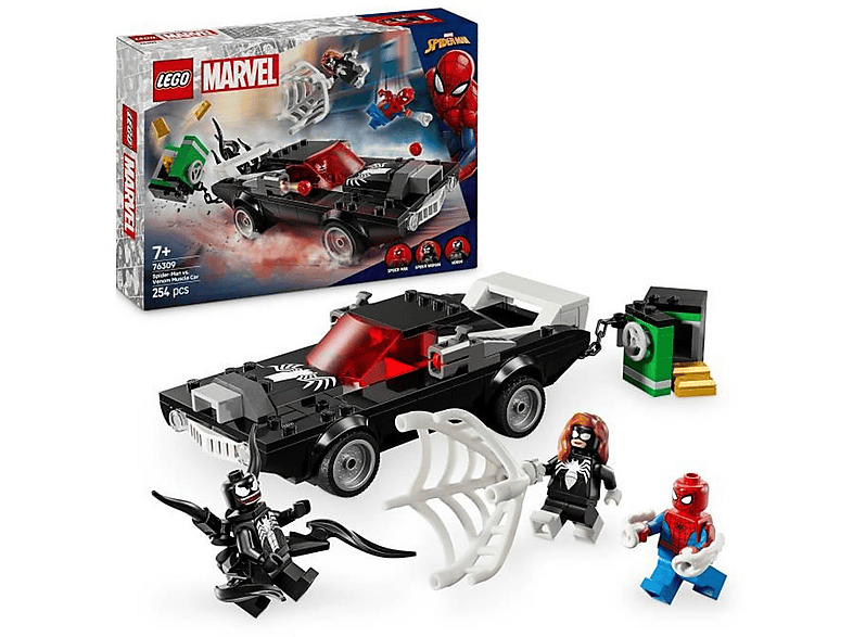 LEGO 76309 SPIDER-MAN VS. VENOM MUSCLE-CAR Bauset | MediaMarkt