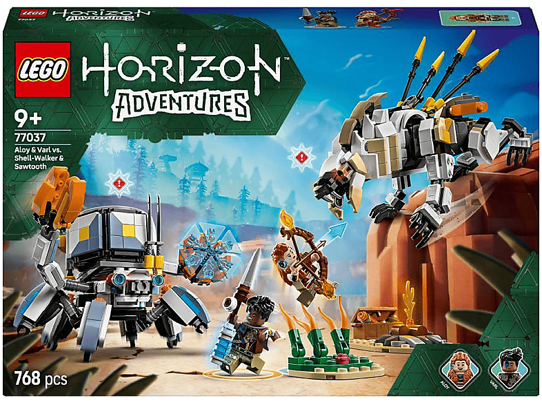 LEGO Horizon 77037 Aloy en Varl vs. Shell-Walker en Sawtooth LEGO ...
