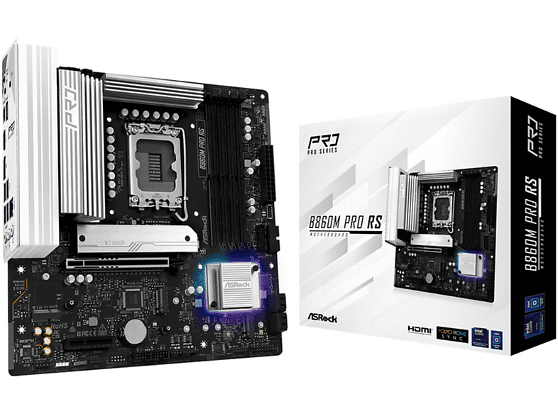 ASROCK B860M Pro RS Mainboard Mehrfarbig | MediaMarkt