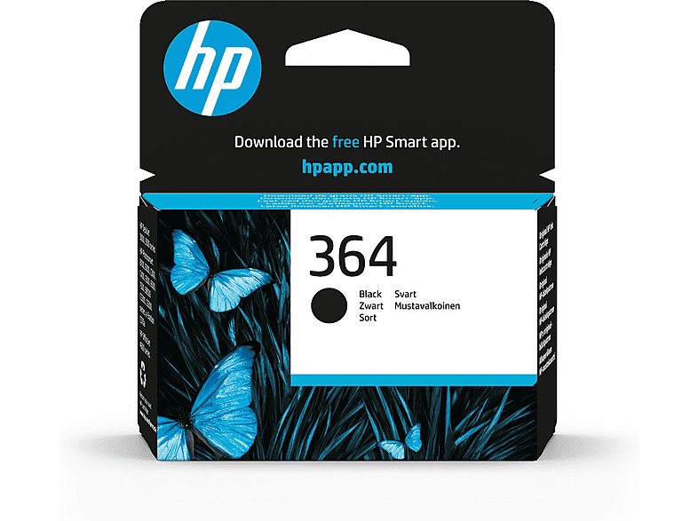 HP 364 Black Original Ink Cartridge Original Schwarz | SATURN
