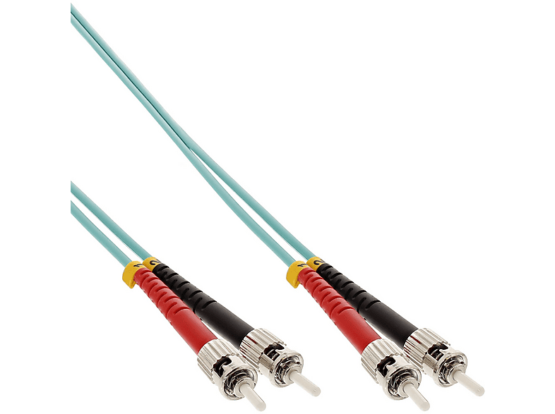 INLINE InLine® LWL Duplex Kabel, ST/ST, 50/125µm, OM3, 3m Kabel ...