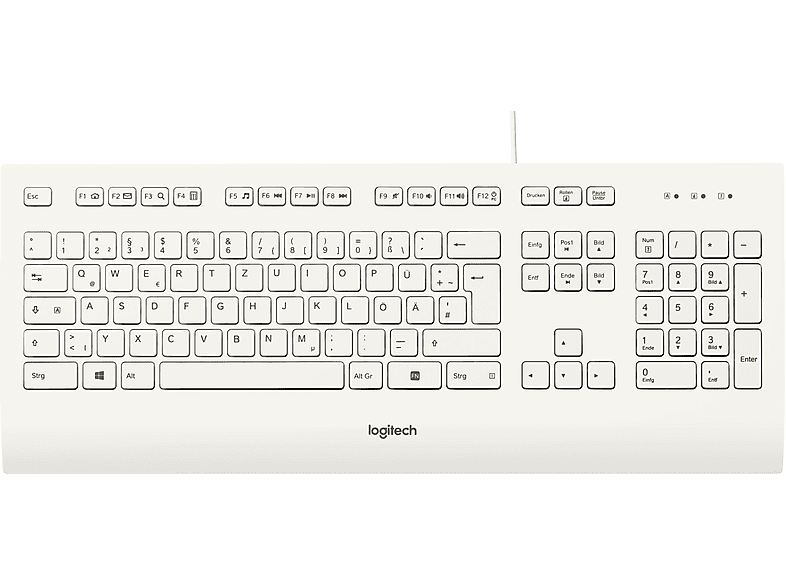 Klawiatury przewodowe LOGITECH K280E Pro f/ Business Biały | MediaMarkt