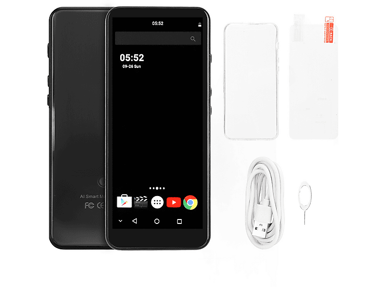 XUIGORT 5in Tragbar Bluetooth Touch-Screen MP3 Player (8 GB, Schwarz ...