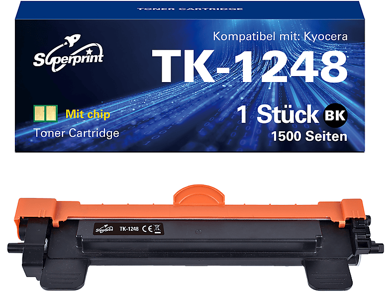 SUPERPRINT TK1248 Toner Schwarz (TK-1248) | SATURN