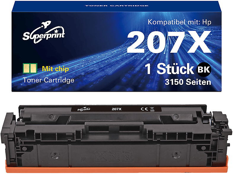 SUPERPRINT 207X W2210X Toner Schwarz (207X W2210X) | MediaMarkt