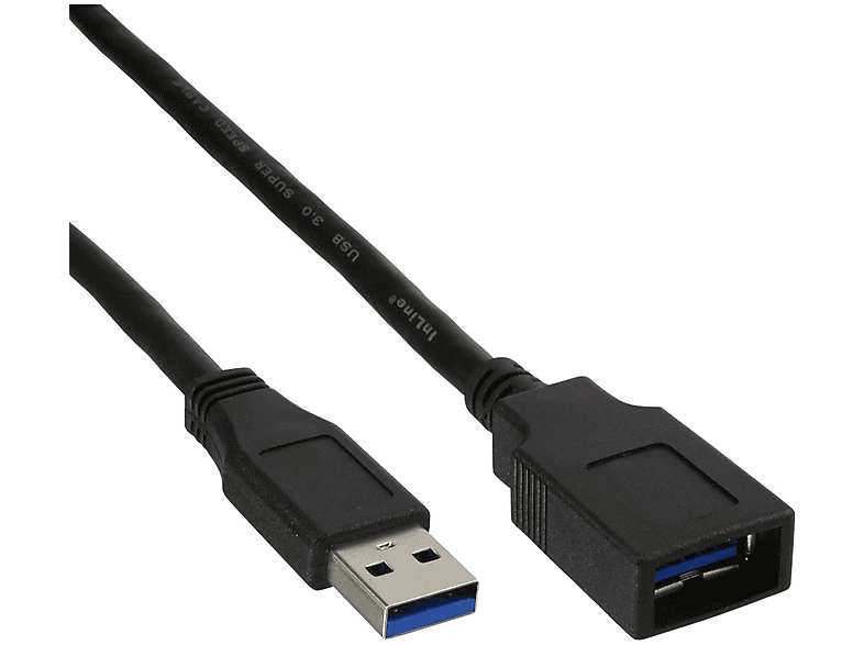 Cable USB | INLINE 35610, USB 3.2, USB-A, USB-A, Negro | MediaMarkt