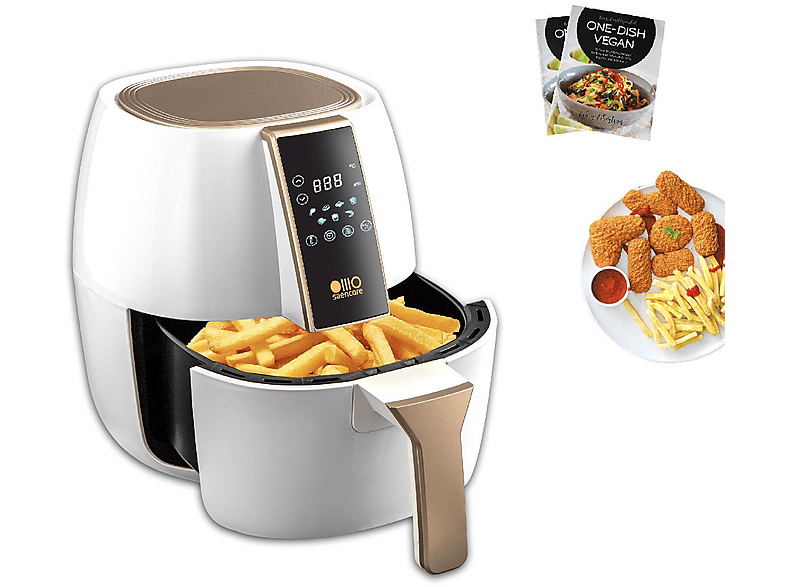 LINGDA H-CFJD-3-24 Heißluftfritteuse 1400 Watt Weiß | MediaMarkt