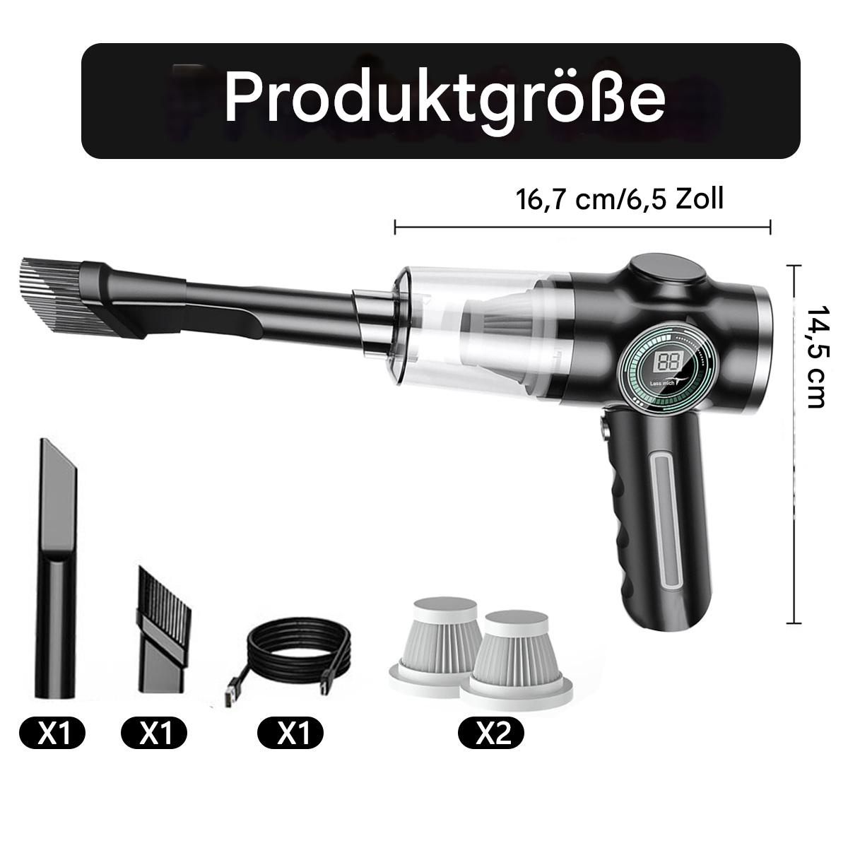 PNUATICM Automontage, kabellos, starke Saugkraft Staubsauger, Netz ...