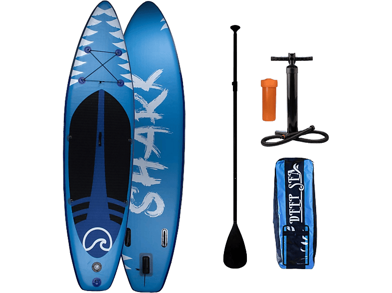 DEEP SEA Shark Stand Up Paddle, Blau | MediaMarkt