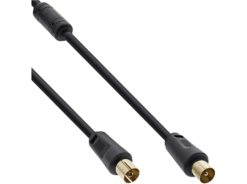 Cable coaxial | 69450P INLINE, Negro | MediaMarkt
