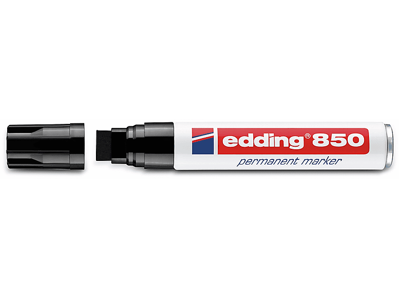 EDDING Permanent-Marker, e-850, schwarz Permanentmarker, schwarz ...