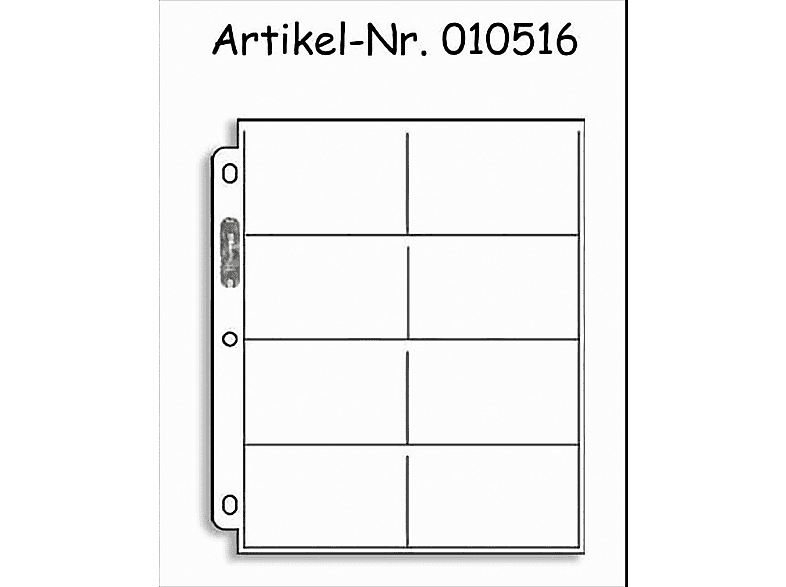 ULTRA PRO UltraPRO | 8-Pocket Platinum Pages Fix100 Sammelkarten | SATURN