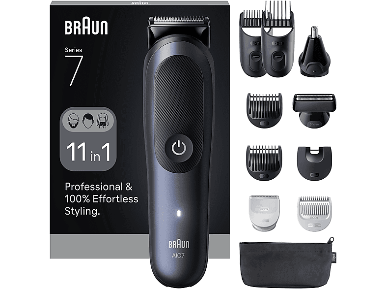BRAUN AIO 7540 SERIES 7 ALL-IN-ONE STYLE KIT Multigroomer, Blau ...