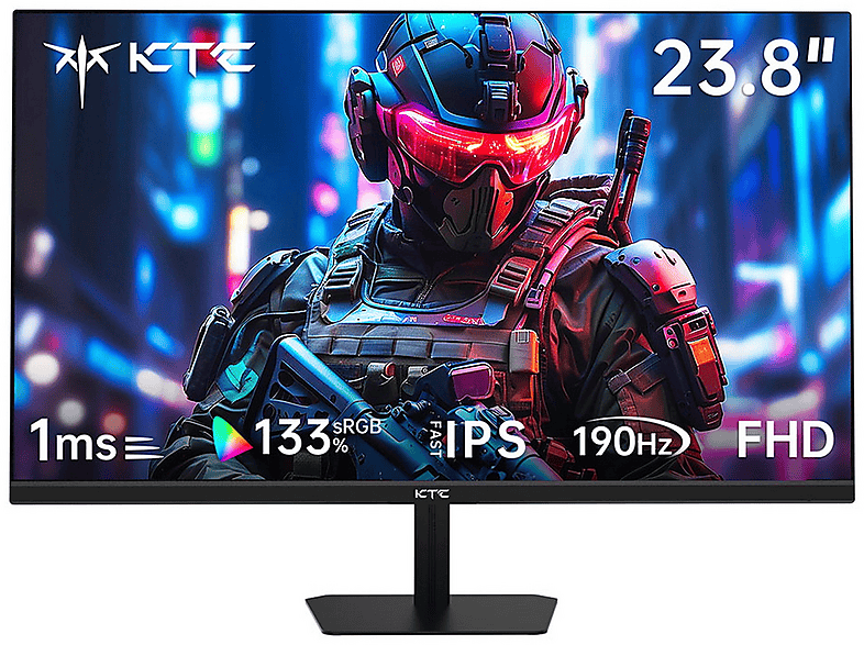 KTC 190Hz H24F8 23,8 Zoll Full-HD Gaming Monitor (1 ms Reaktionszeit ...