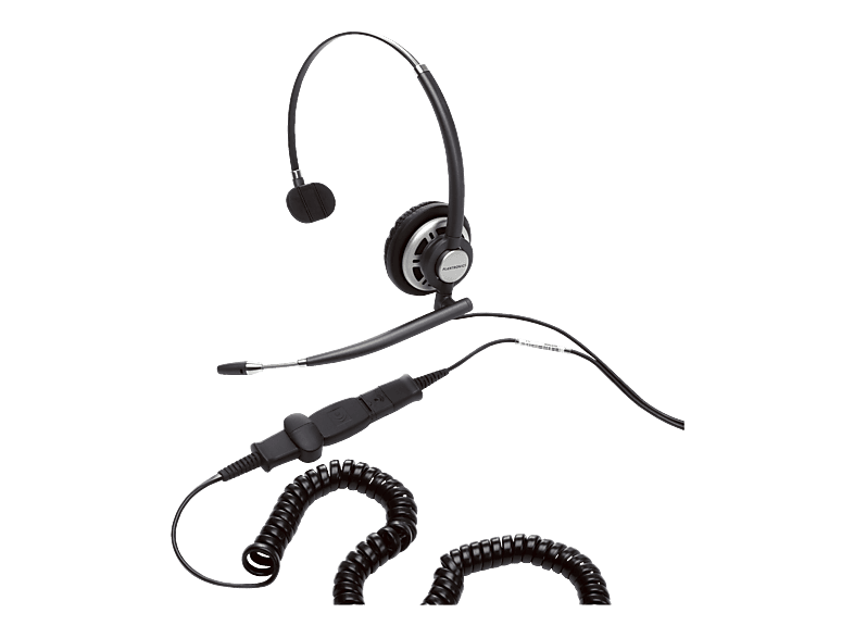 POLY Entera HW111N QD, Over-ear Kabelgebundene Kopfhörer Schwarz ...