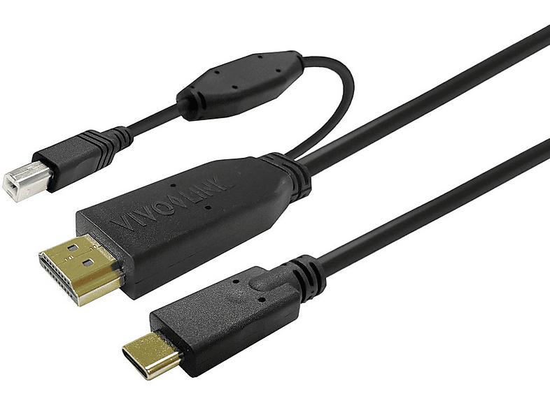 Cable USB | VIVOLINK PROUSBCHDMIUSBB10, USB 3.2, USB-C, Negro | MediaMarkt