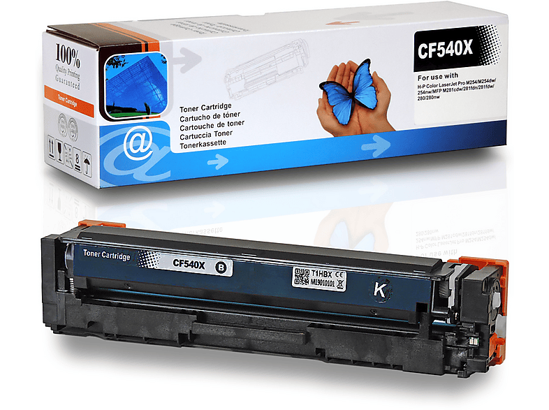 D&C 203X, CF540X Toner Patrone CF540X 203X M254 M280 M281 ...