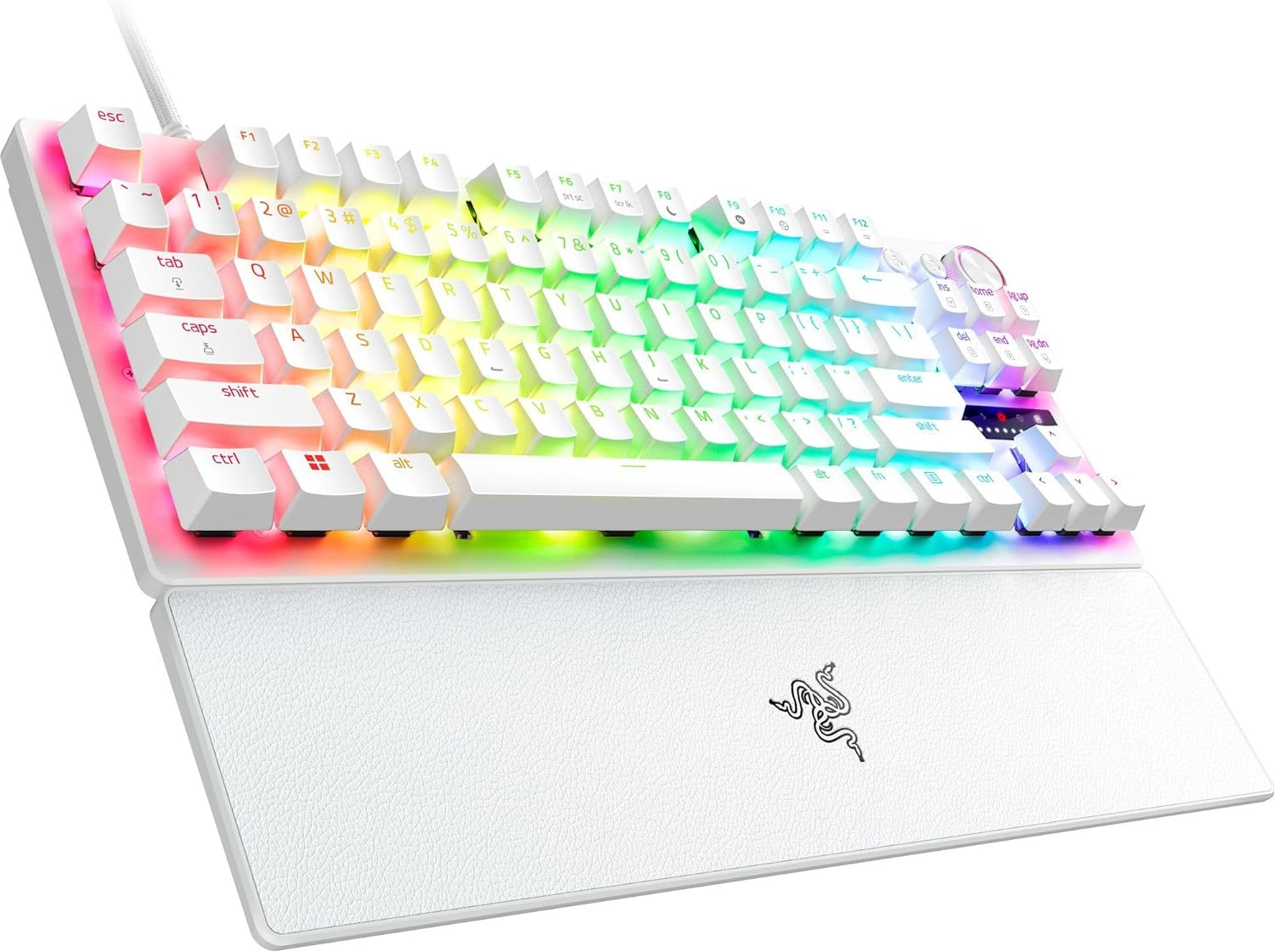 Klawiatura RAZER HUNTSMAN V3 PRO TENKEYLESS WHITE US LAYOUT Biały ...