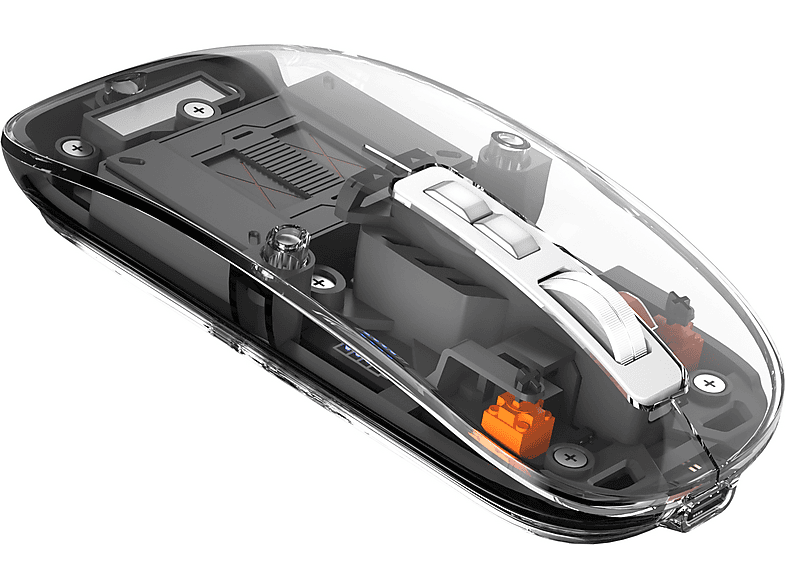 XTREME MAC XTM87372 ergonomische Maus, Transparent | MediaMarkt