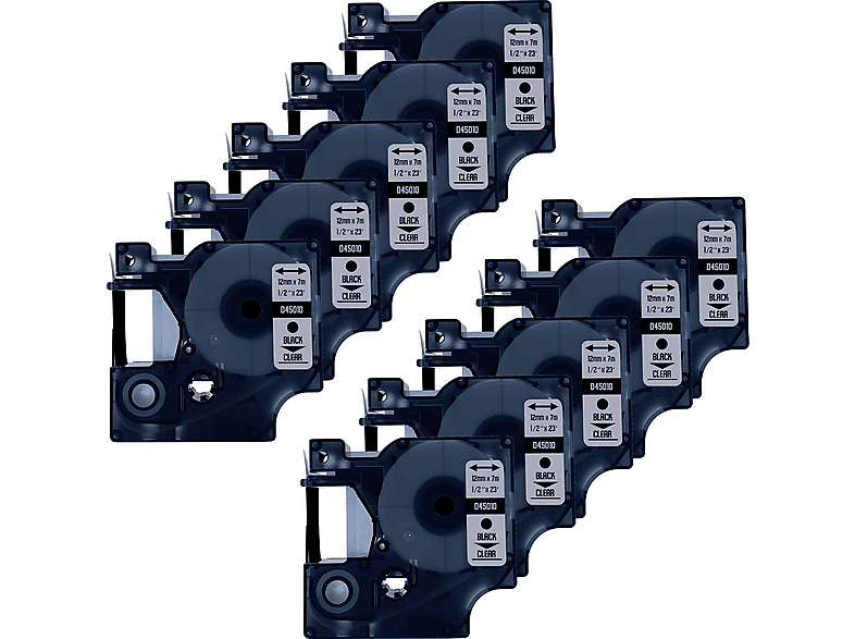 DULA Dymo D1 45010 | S0720500 - 12mm x 7m Labeltape | MediaMarkt