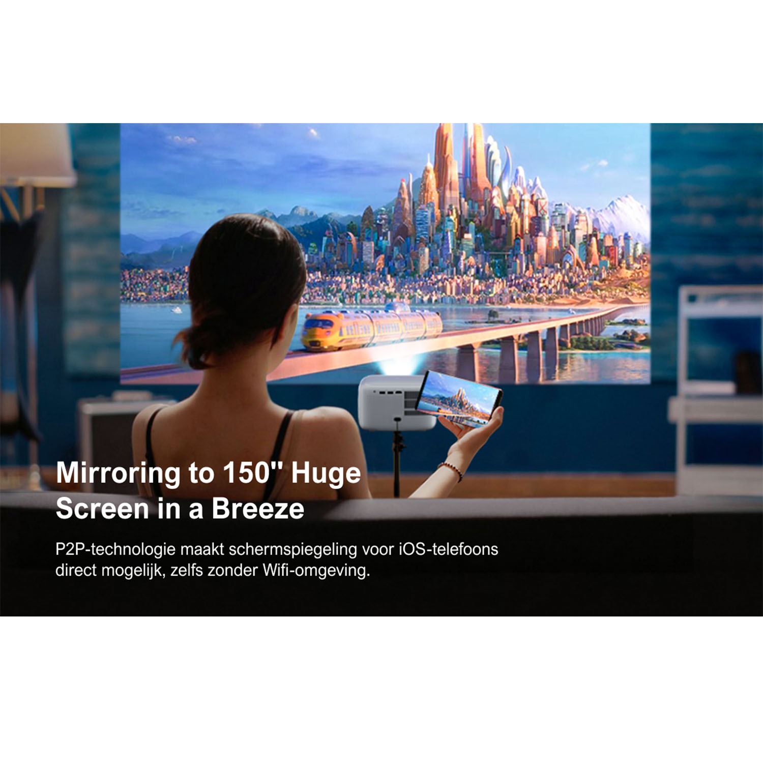 ULTIMEA Apollo P10 | Décodage 1080P, WiFi 5G+2.4G, Bluetooth, Mini ...