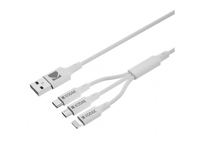 Cable USB | KODAK 5833, USB-C, Blanco | MediaMarkt