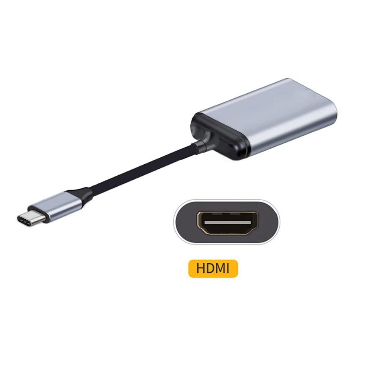 PNUATICM USB-C auf HDMI, Verbindung, HD Adapter | SATURN