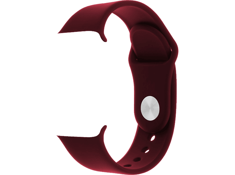FIXED Silicone Strap Set FIXSST-436-WIRD, Armband, Apple, Watch 38/40/41mm, Weinrot | MediaMarkt