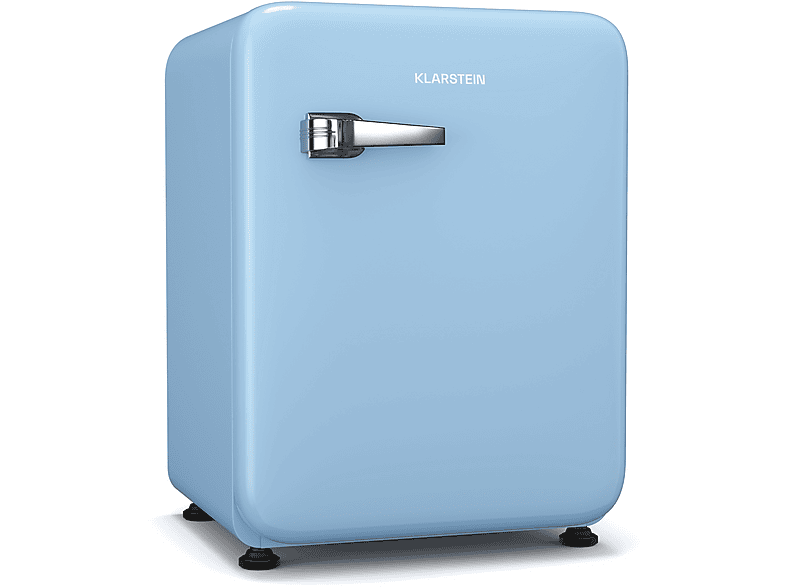 KLARSTEIN Audrey Evo Mini Fridge 68 Kühlschrank (C, 67 cm hoch, Blau ...