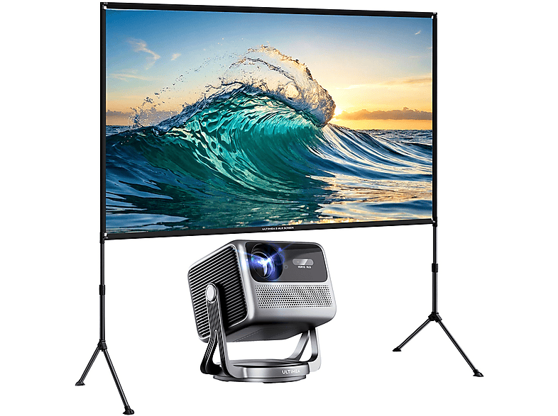 ULTIMEA Smart Beamer Android TV 11.0, Tragbarer Projektor mit 90 ...