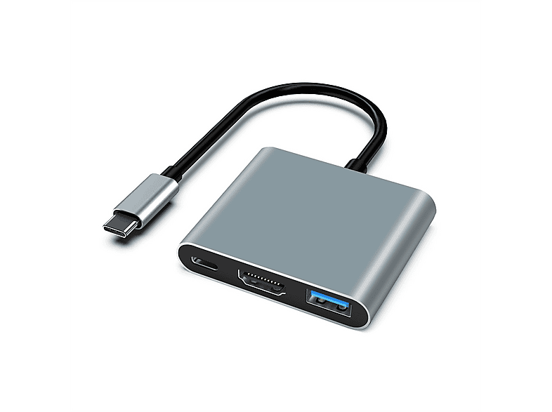 QTTVBTNA 3-in-1 USB-C Digital AV Multiport, Adapter, Blau | SATURN