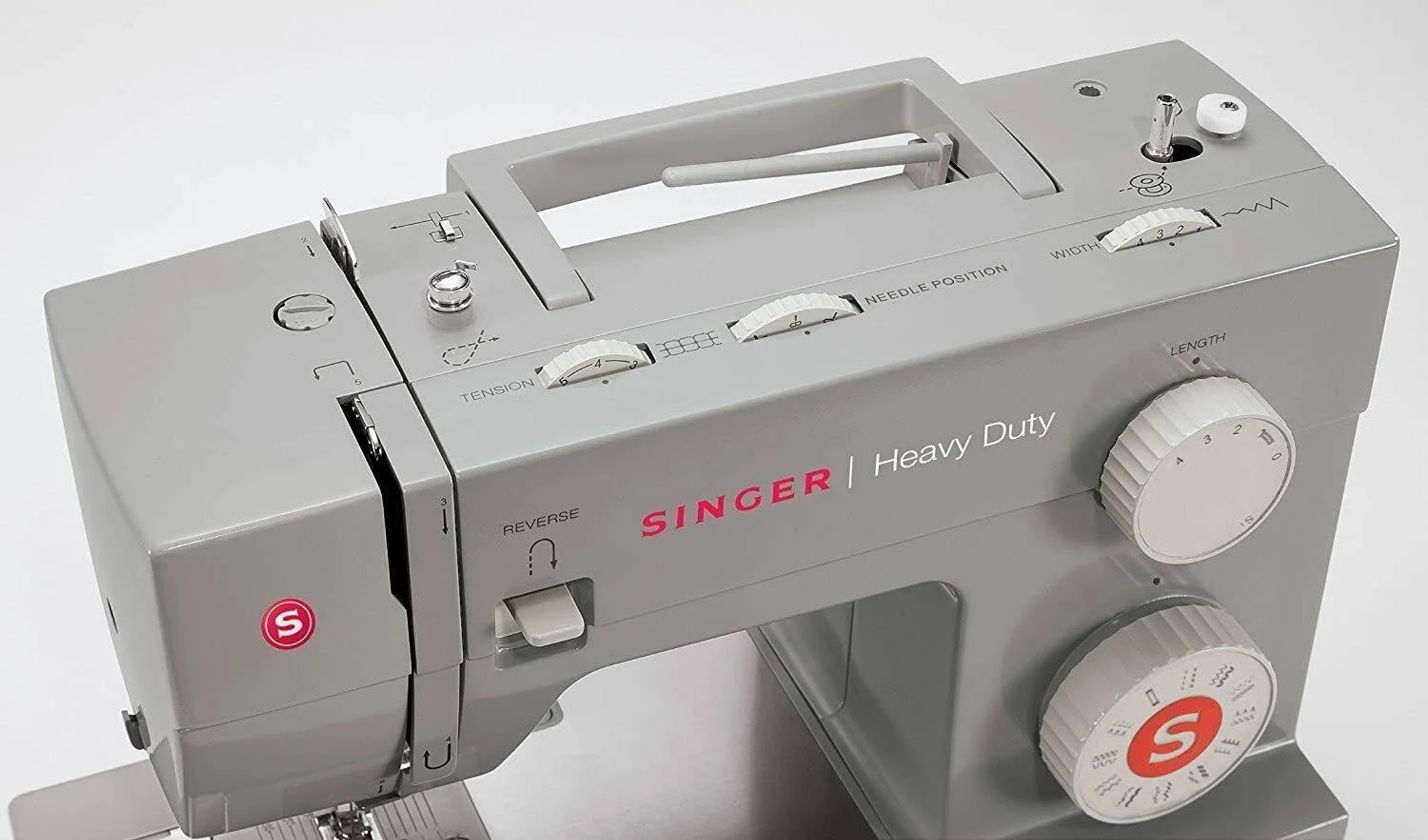 SINGER Heavy Duty 4432 Naaimachine Grijs | MediaMarkt