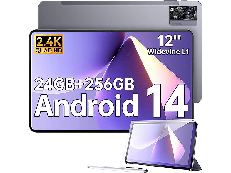 Tablet OUKITEL OT5S, 256 GB, 4G (LTE), 12 ", Grigio | MediaWorld.it