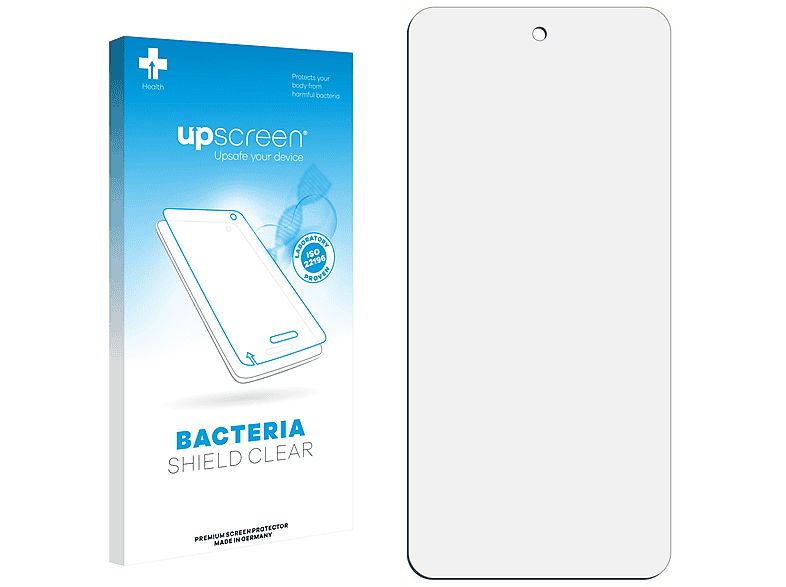 UPSCREEN antibakteriell klare Schutzfolie (für Zebra EM45 RFID ...