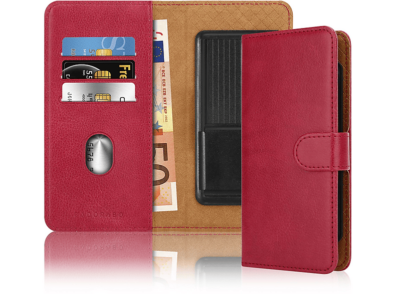 CADORABO Book Cover Hülle, Flip Cover, OPPO, A60 5G, ROT | SATURN