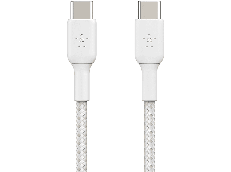 Cable USB-C a USB-C | BELKIN CAB004BT2MWH2PK, USB 2.0, USB-C, USB-C ...