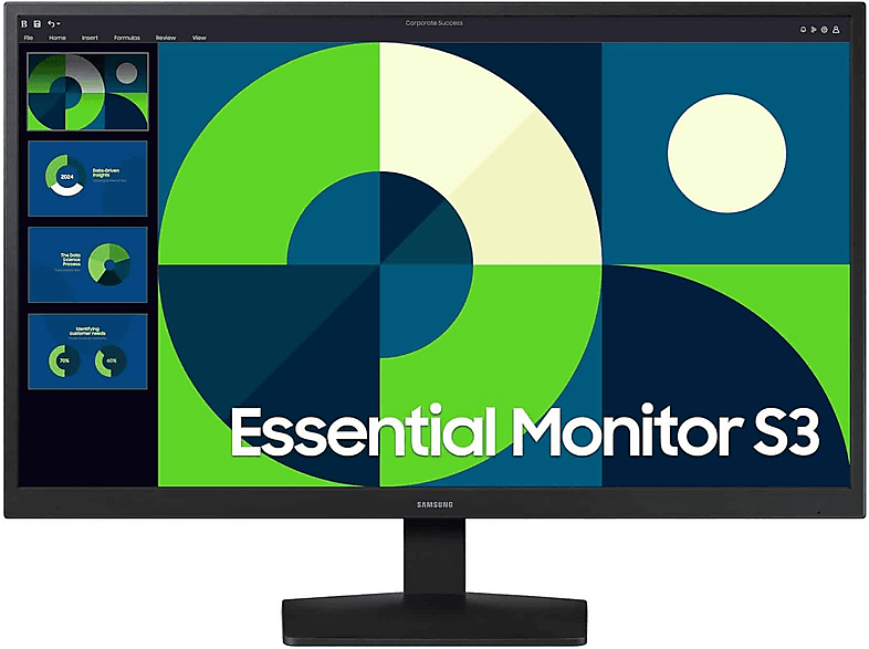Monitor | SAMSUNG Essential Monitor S3 S24D310EAU, 24 ", Full-HD, 5 ms ...