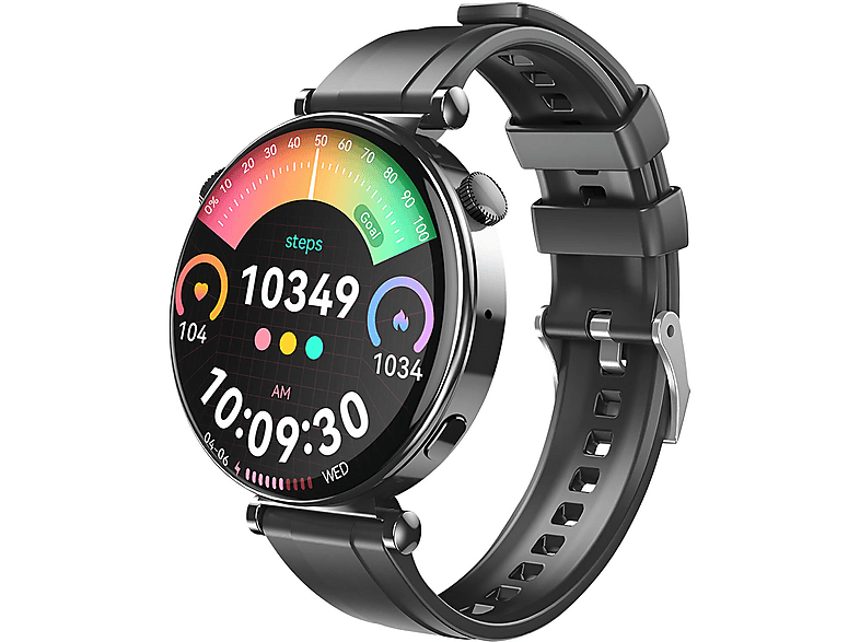 Smartwatch | XO GT4 Mini, Silicona, Negro | MediaMarkt