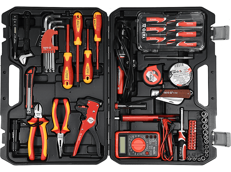 YATO YT-39009 Werkzeugset, Schwarz, Metallisch, Rot, Gelb | MediaMarkt