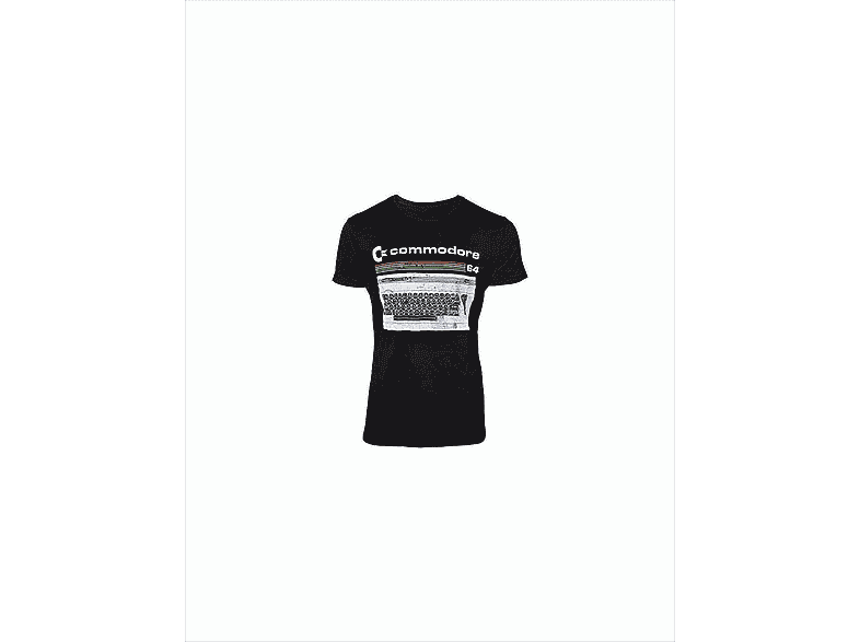 Commodore 64 T-Shirt -S- Classic Keyboard, schwarz | MediaMarkt