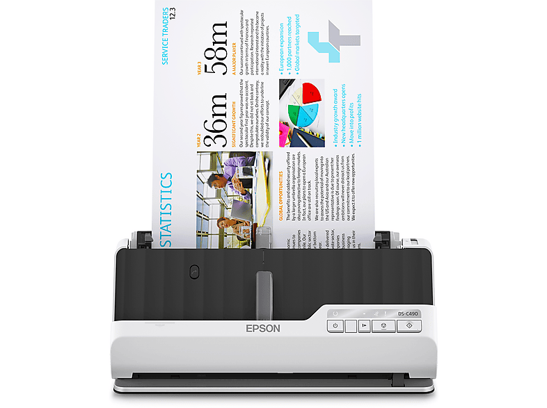 EPSON EPSON WorkForce DS-C490 Scanner 40ppm Drucken, Scannen ...