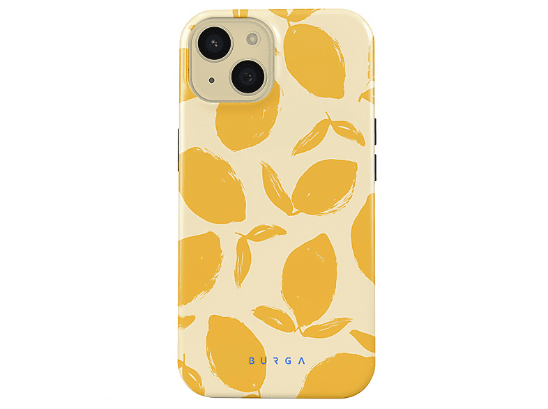 BURGA MagSafe Lemon Tart, Backcover, Apple, iPhone 15, Gelb | SATURN