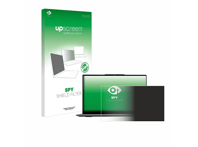 UPSCREEN Anti-Spy Sichtschutzfolie Blickschutzfilter (für BMAX X15 Pro ...