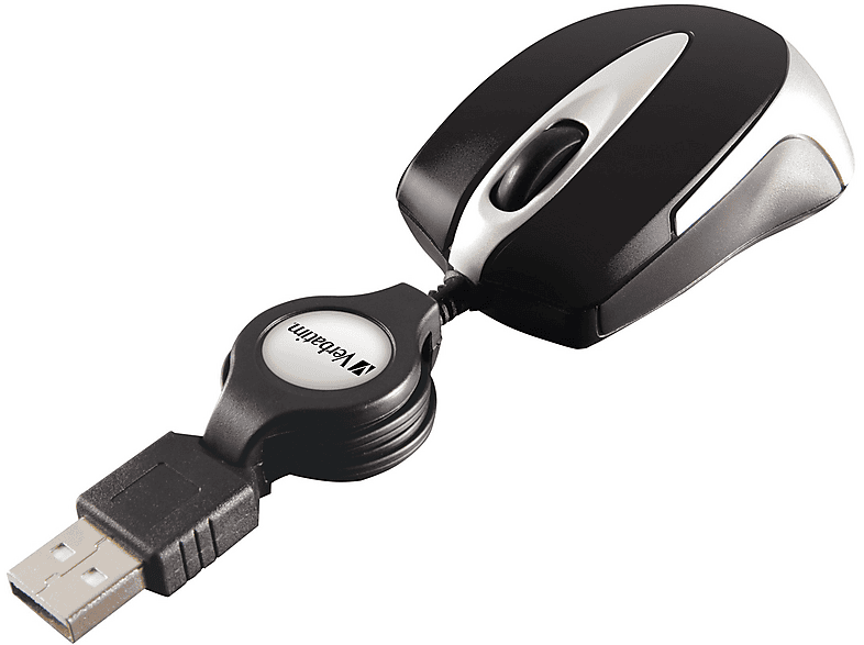 VERBATIM Go Mini optische Reisemaus Schwarz Maus, Schwarz | MediaMarkt